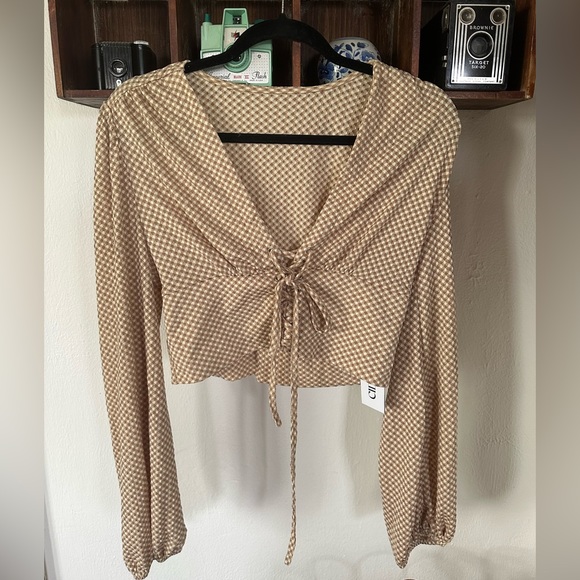 Cider | Tops | Cider Long Sleeve Crop Top | Poshmark